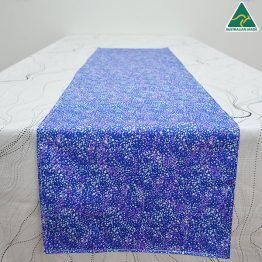 Utopia Bush Plum Australian Made Aboriginal Table Runner - Warrina Designs